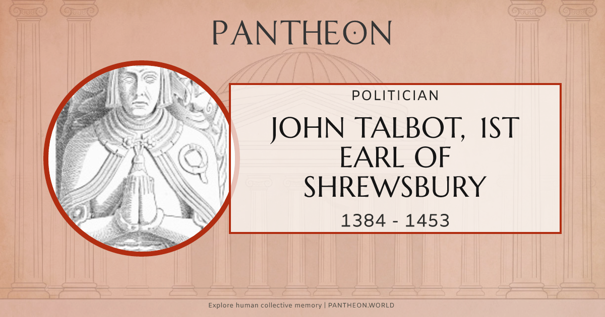 John Talbot, 1st Earl of Shrewsbury Biography | Pantheon