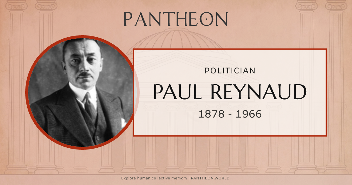 Paul Reynaud Biography | Pantheon