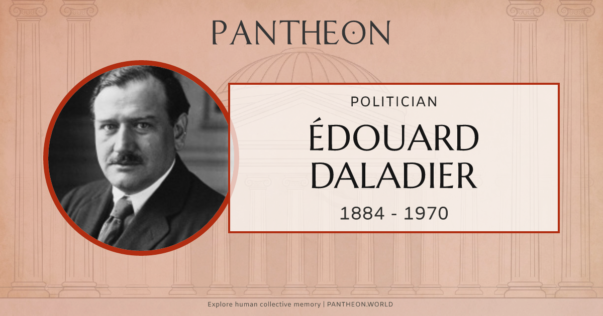 Édouard Daladier Biography | Pantheon