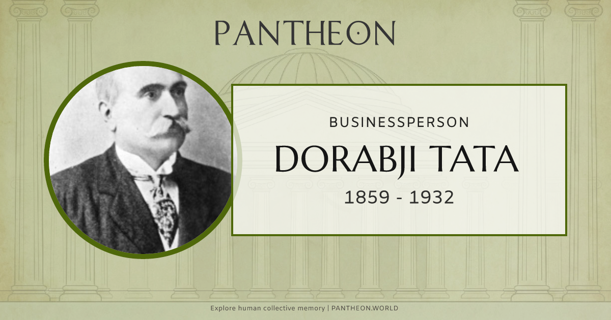 Dorabji Tata Biography | Pantheon