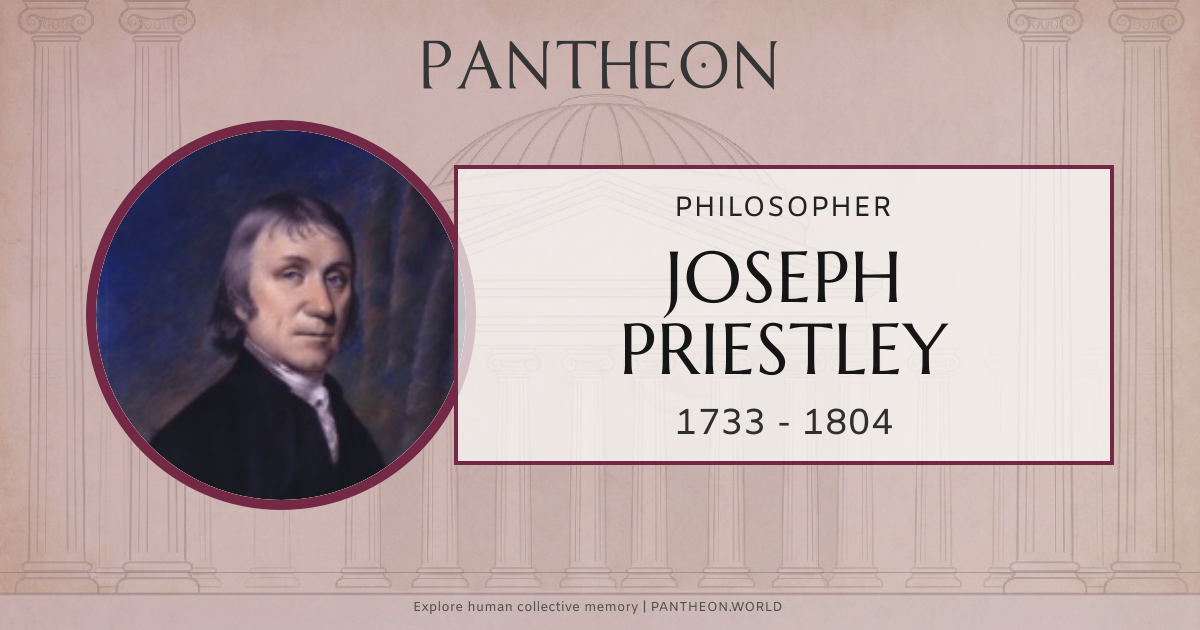 Joseph Priestley Biography | Pantheon