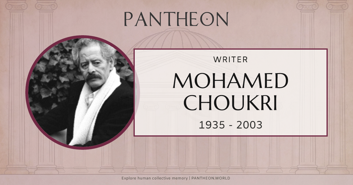 Mohamed Choukri Biography | Pantheon