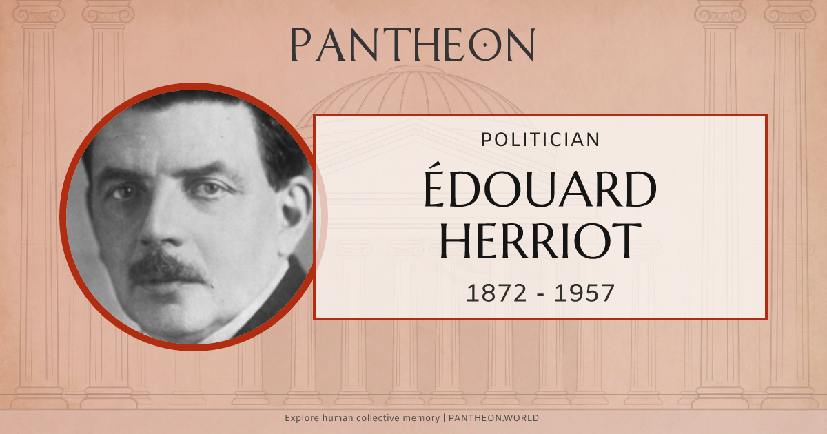Édouard Herriot Biography | Pantheon