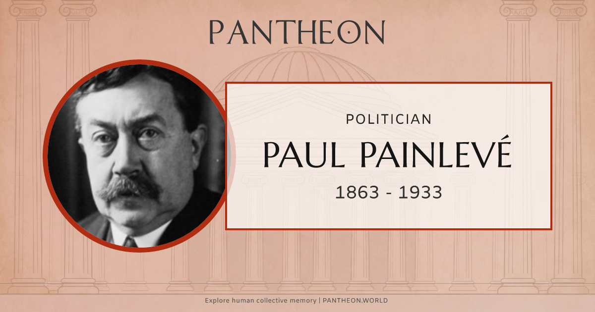 Paul Painlevé Biography | Pantheon