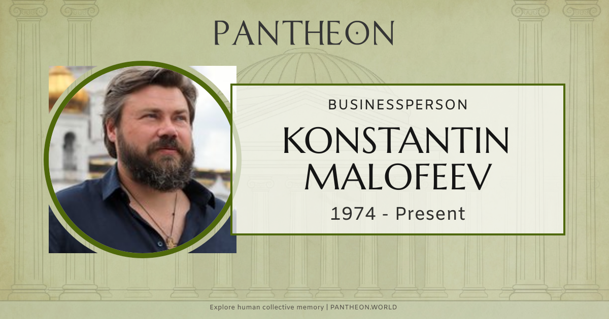 Konstantin Malofeev Biography | Pantheon
