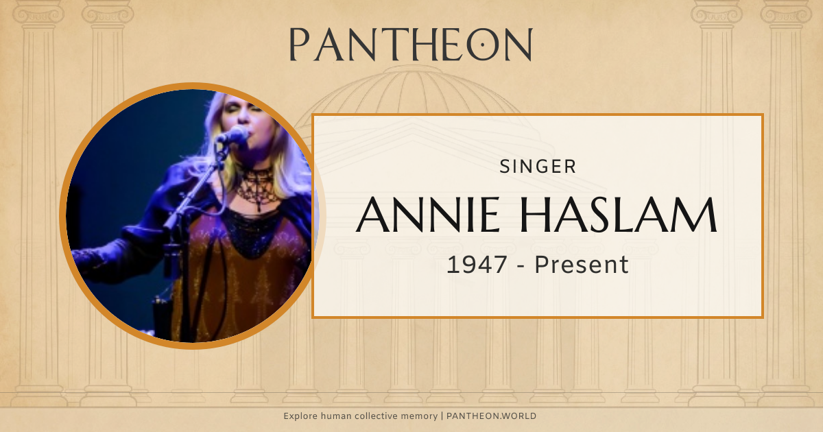 Annie Haslam Biography | Pantheon