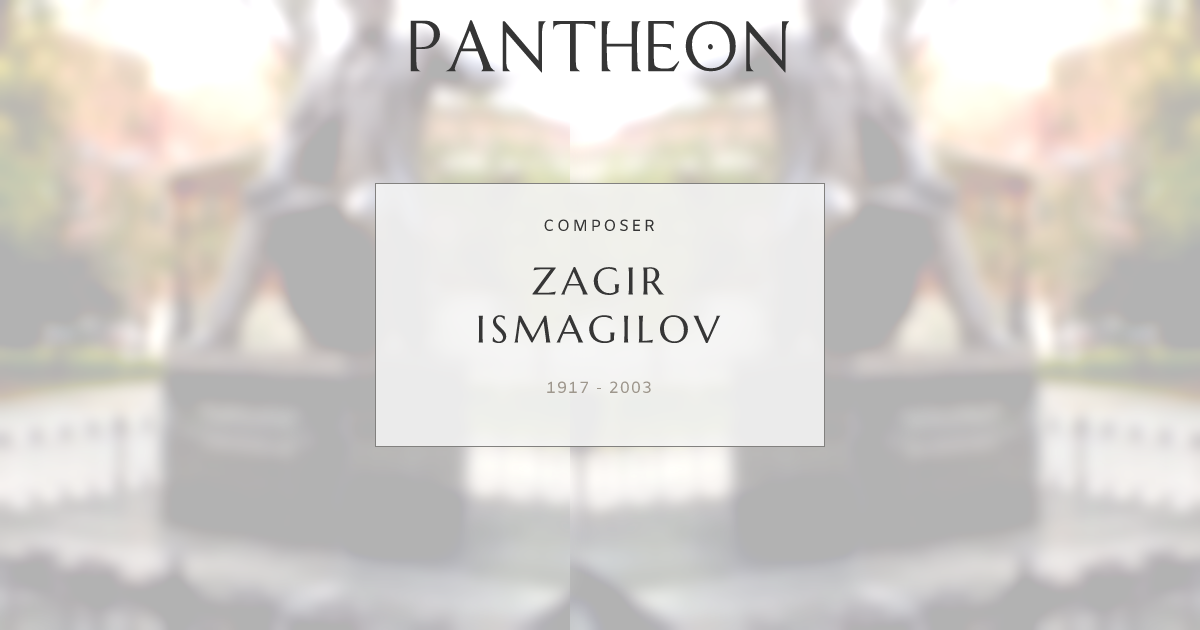 Zagir Ismagilov Biography | Pantheon