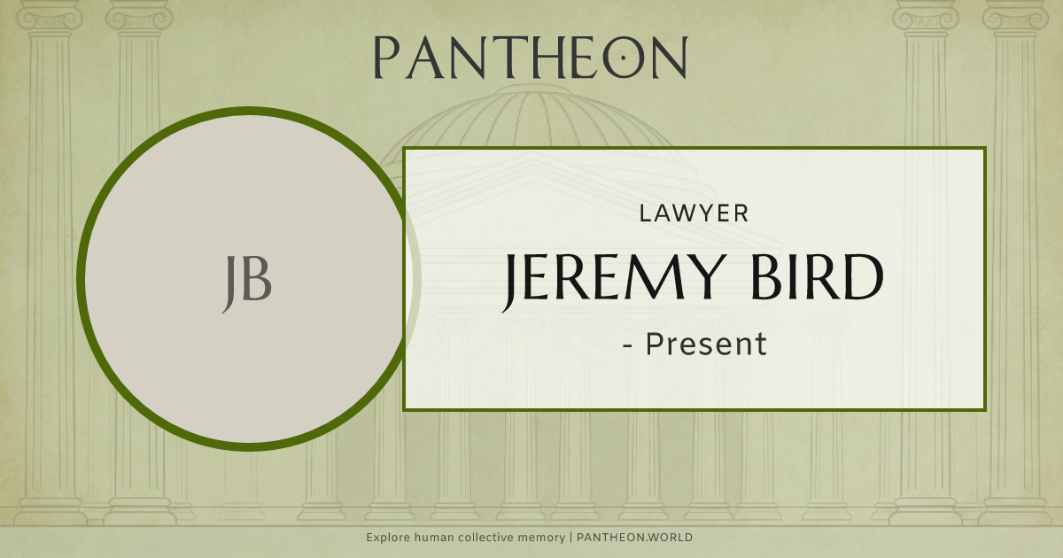 Jeremy Bird Biography | Pantheon
