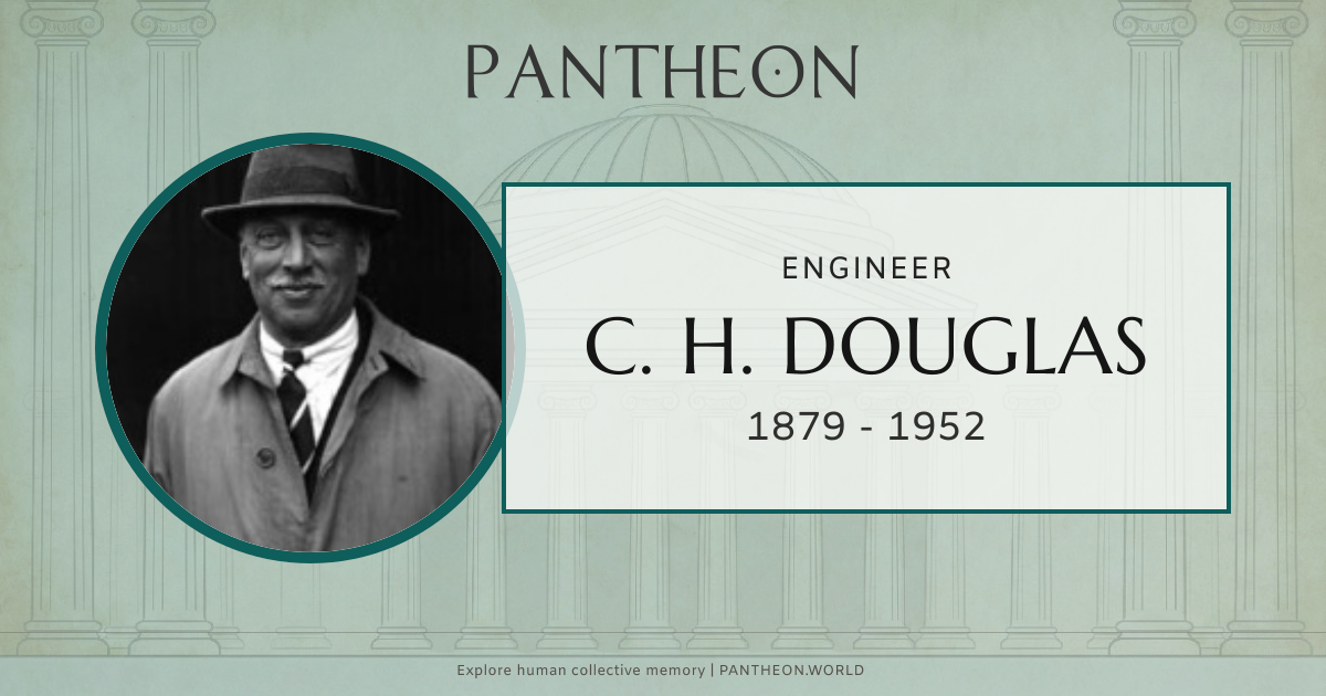 C. H. Douglas Biography | Pantheon