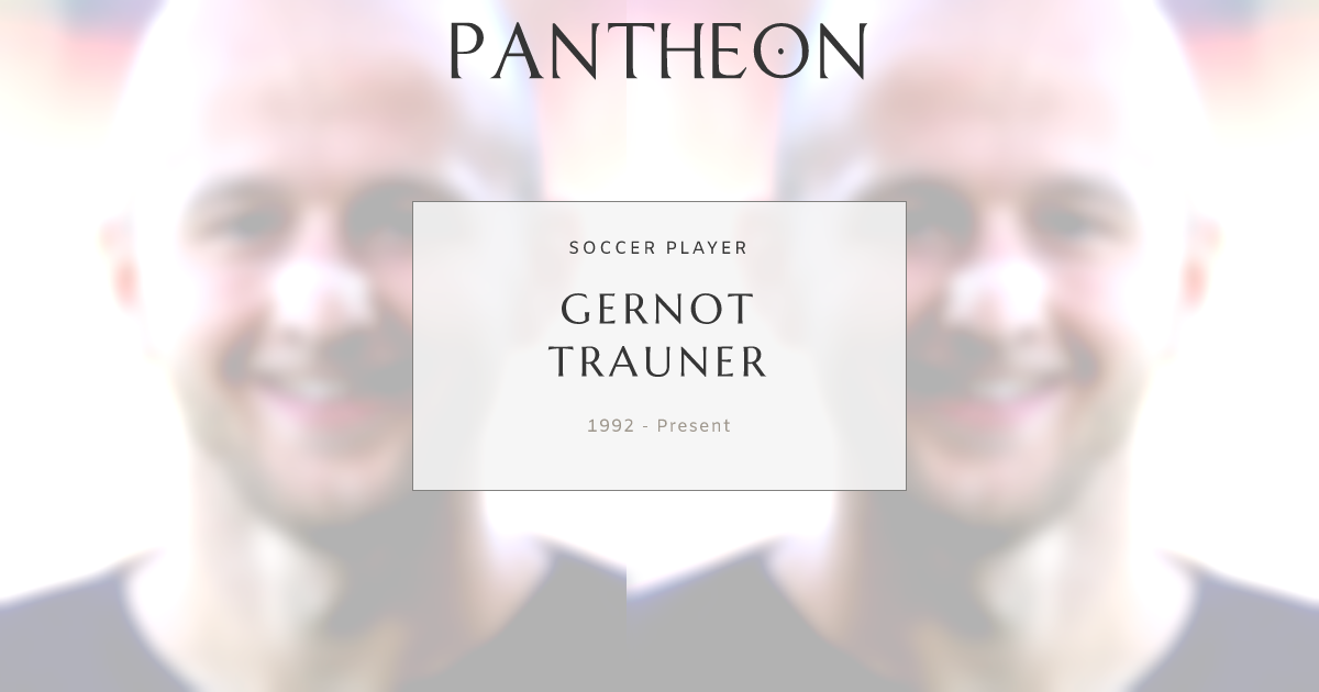 Gernot Trauner Biography | Pantheon