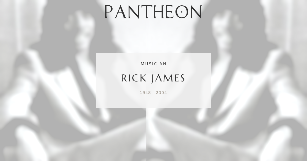 Rick James Biography | Pantheon