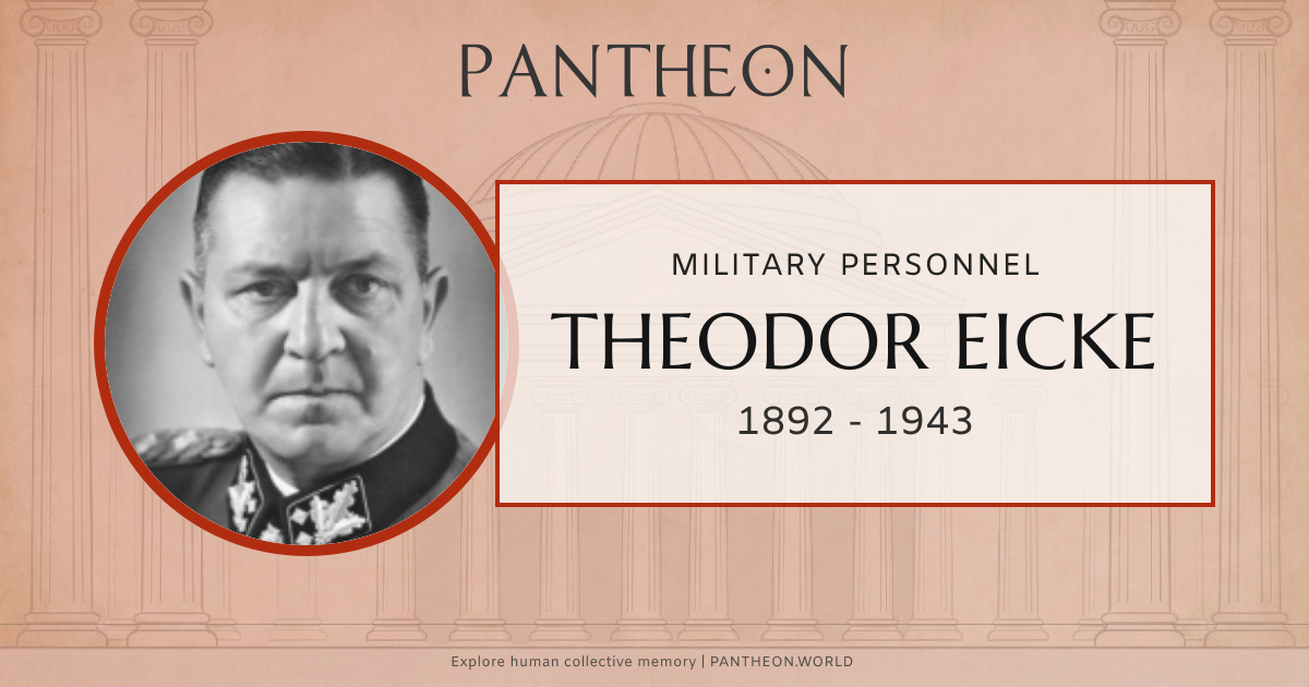 Theodor Eicke Biography | Pantheon