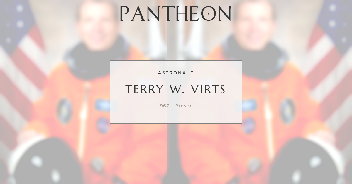 Terry W. Virts Biography | Pantheon