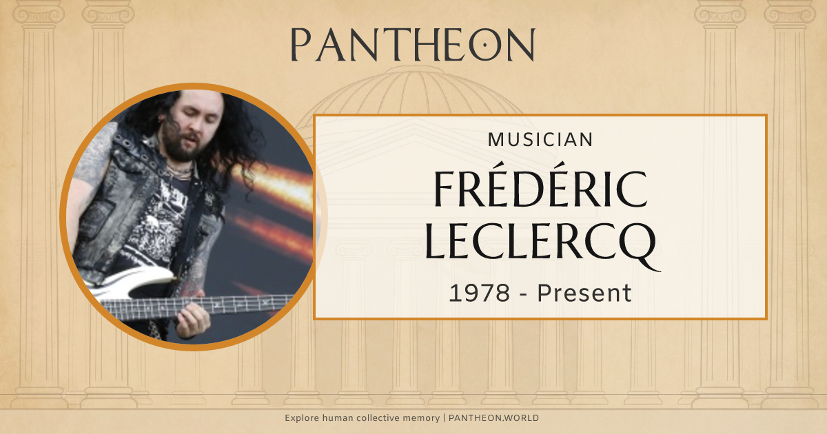 Frédéric Leclercq Biography | Pantheon