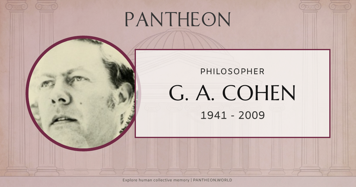 G. A. Cohen Biography | Pantheon