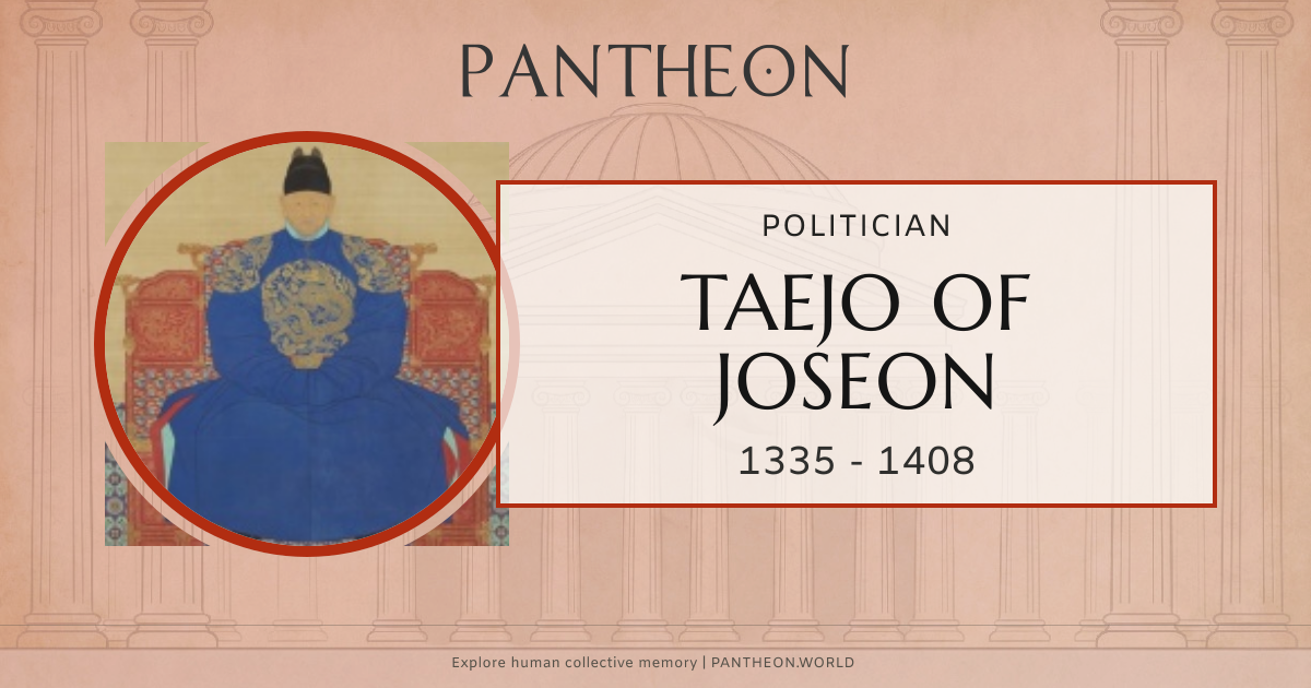 Taejo of Joseon Biography | Pantheon