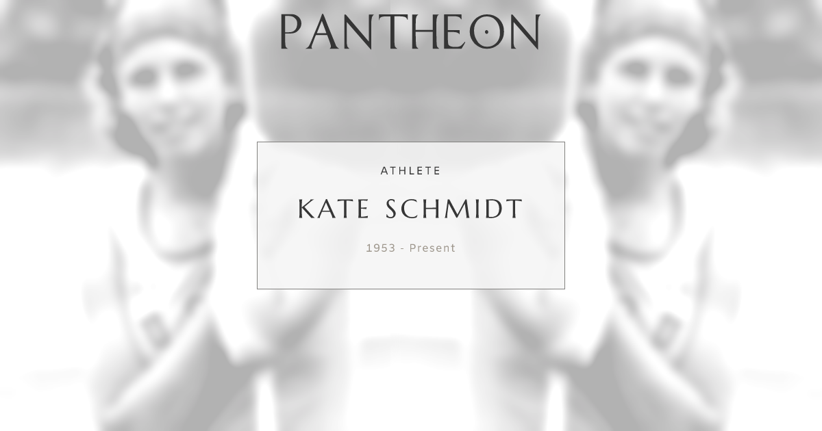 Kate Schmidt Biography | Pantheon