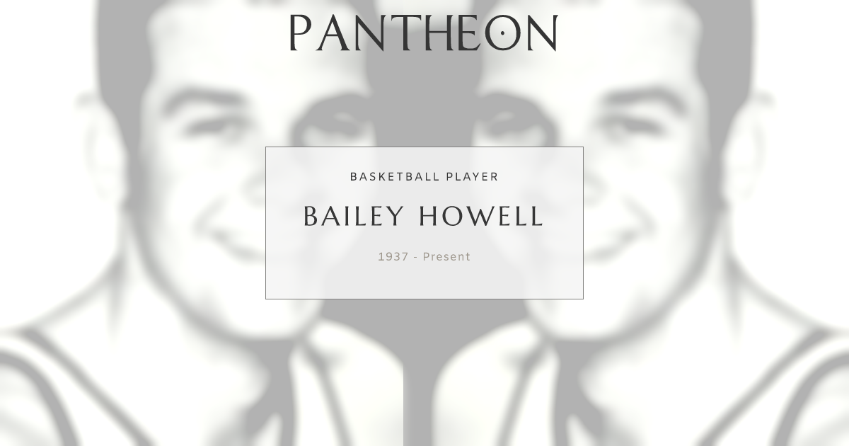 Bailey Howell Biography | Pantheon