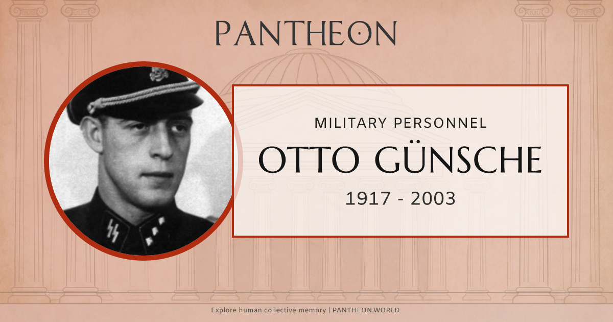Otto Günsche Biography | Pantheon