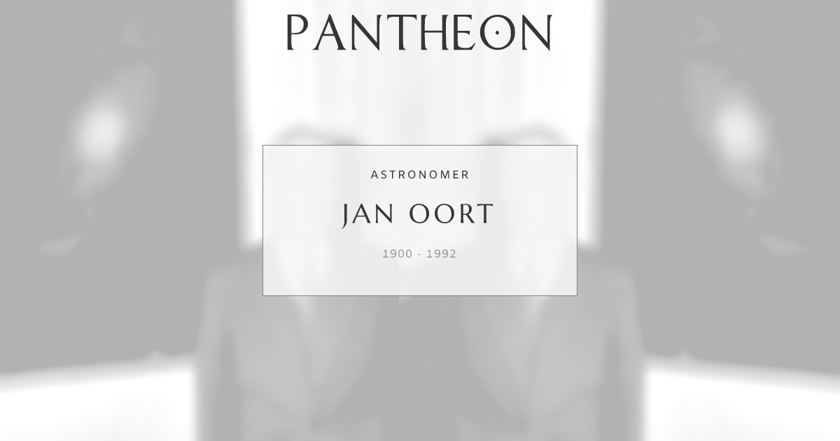 Jan Oort Biography | Pantheon