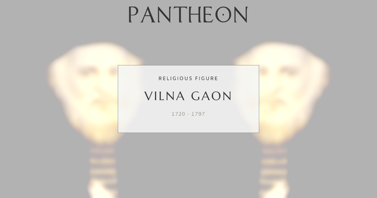 Vilna Gaon Biography | Pantheon
