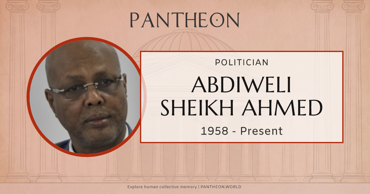 Abdiweli Sheikh Ahmed Biography | Pantheon