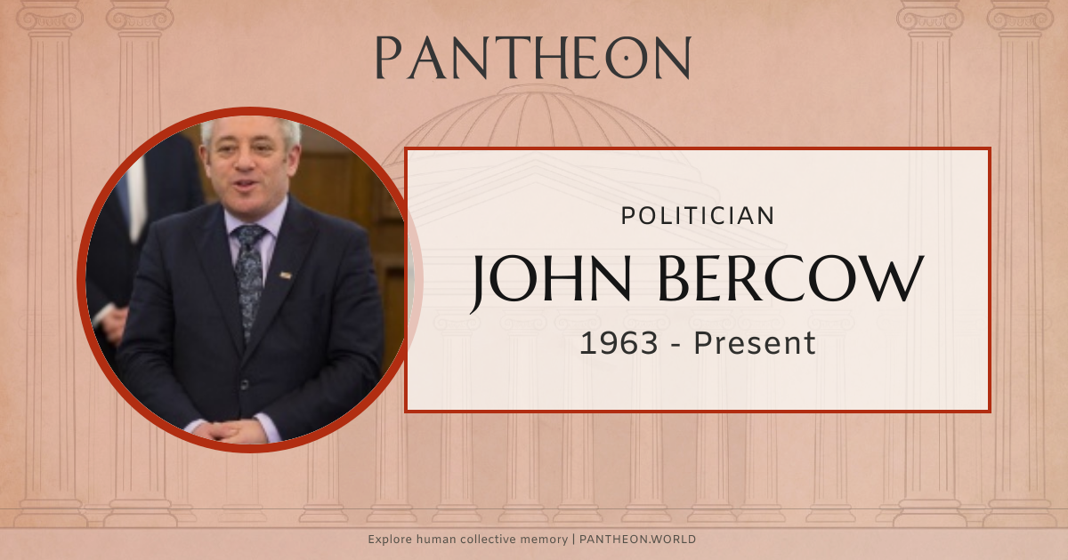 John Bercow Biography | Pantheon