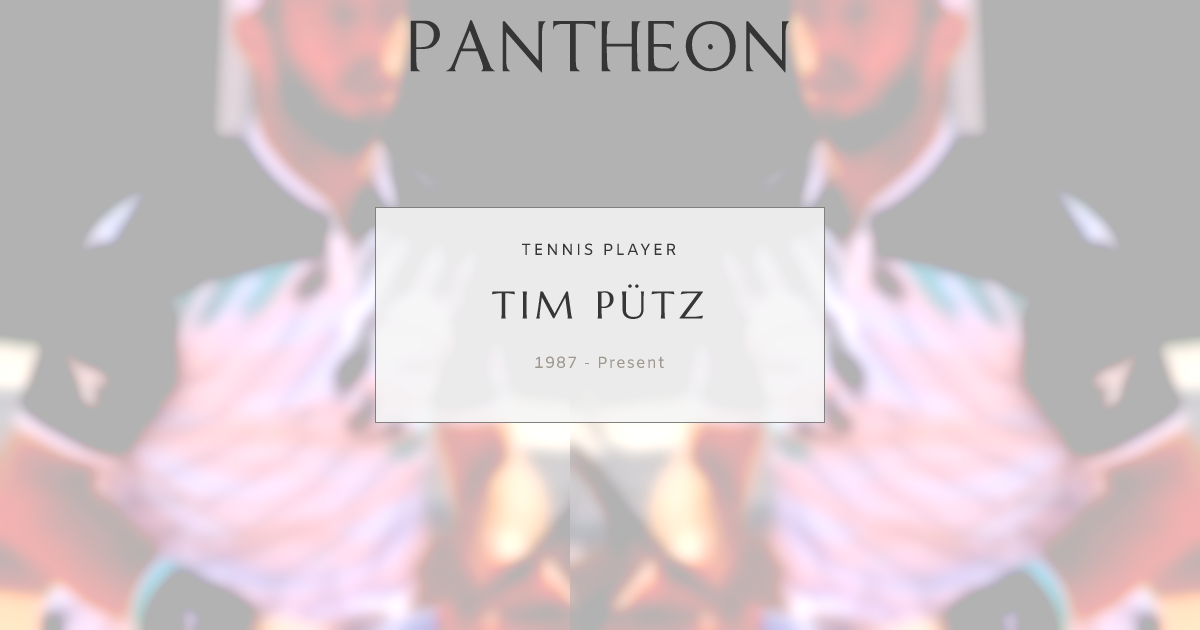 Tim Pütz Biography | Pantheon