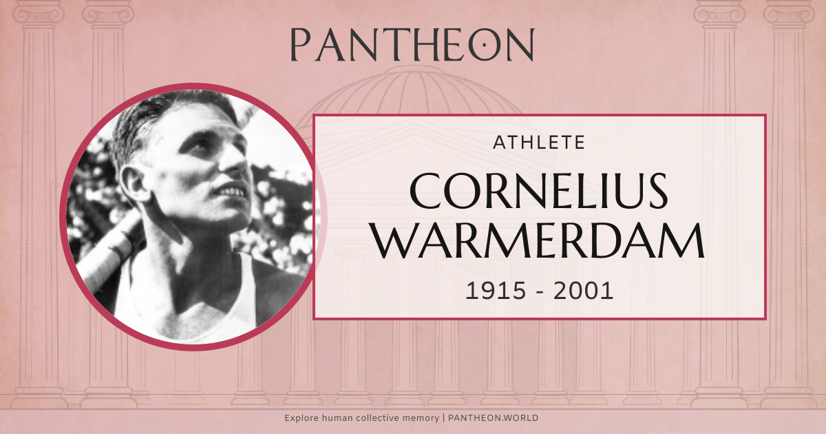 Cornelius Warmerdam Biography | Pantheon