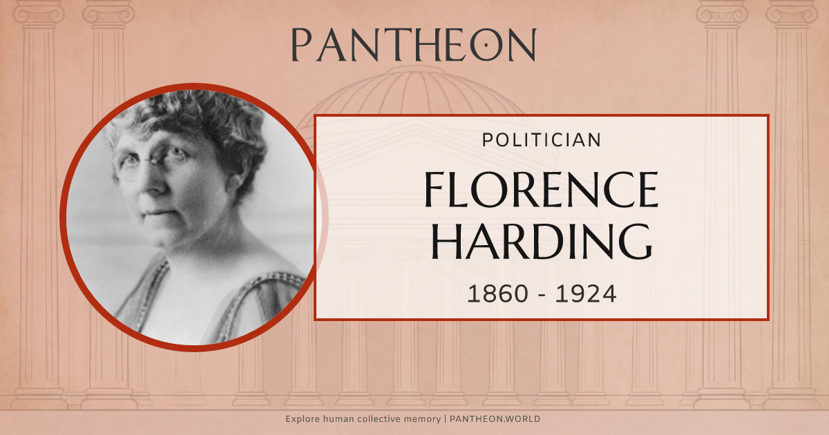 Florence Harding Biography | Pantheon