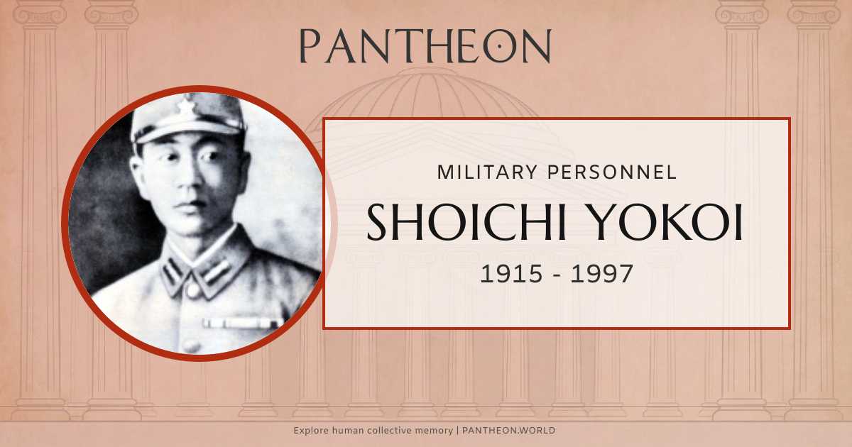 Shoichi Yokoi Biography | Pantheon