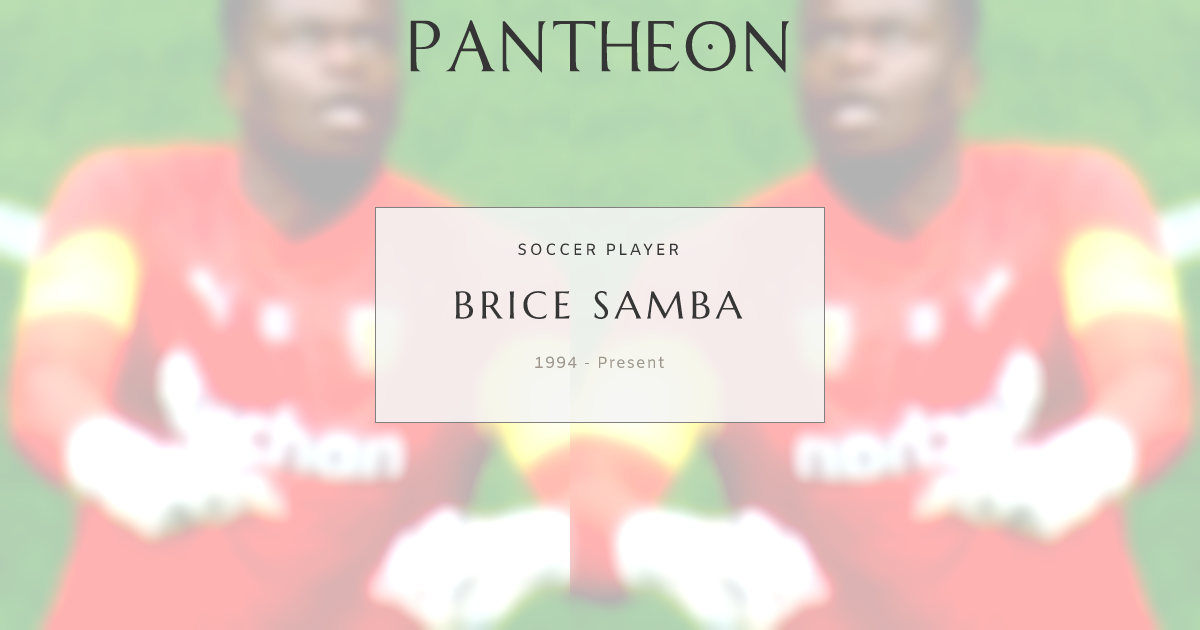 Brice Samba Biography | Pantheon