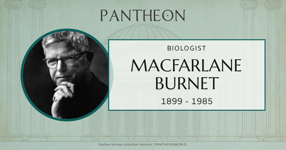 Macfarlane Burnet Biography | Pantheon
