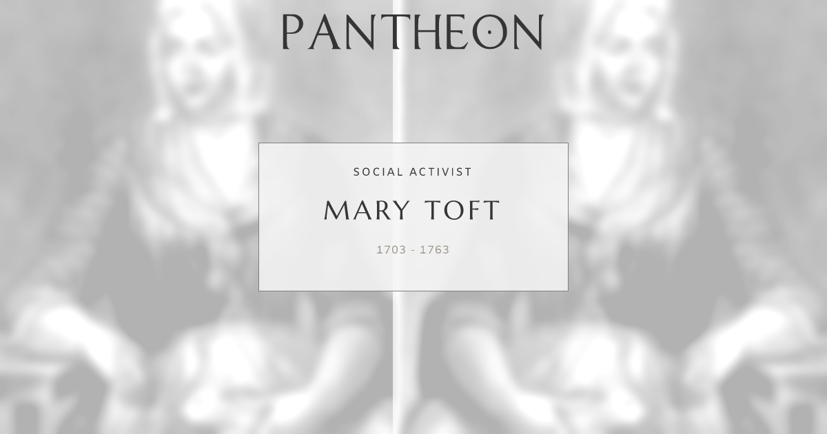 Mary Toft Biography | Pantheon