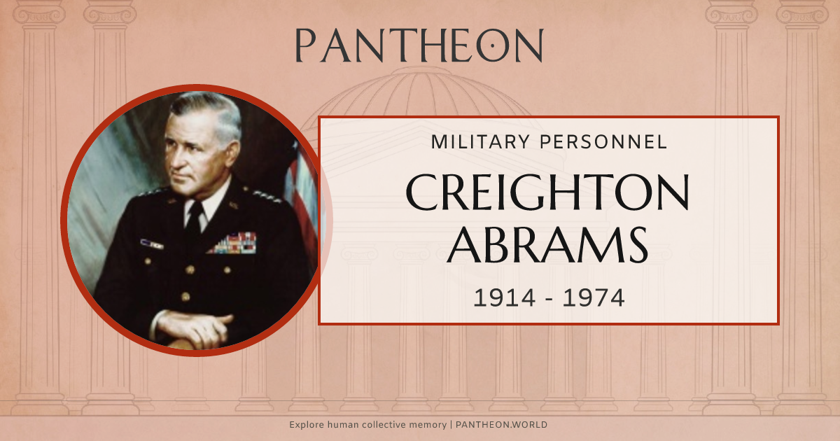 Creighton Abrams Biography | Pantheon