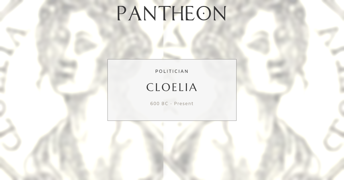 Cloelia Biography | Pantheon