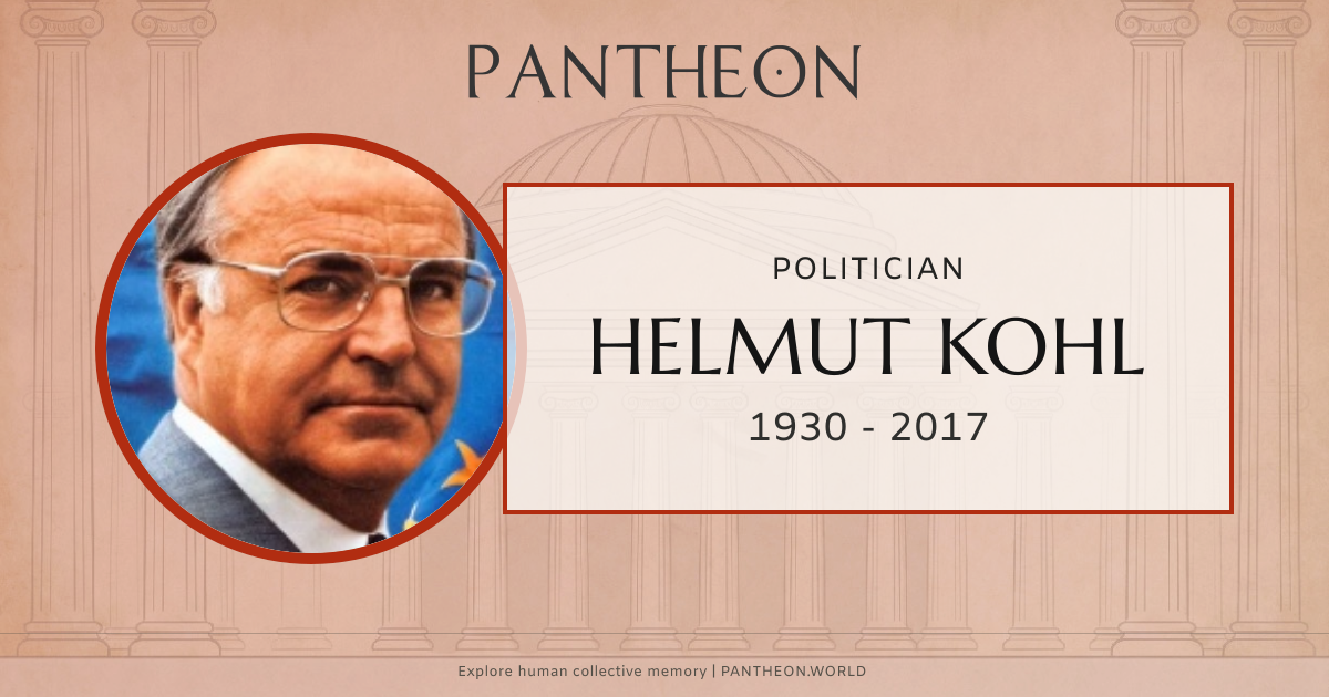 Helmut Kohl Biography | Pantheon