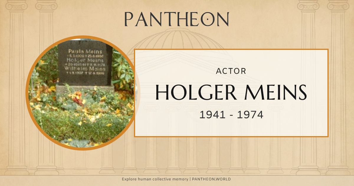 Holger Meins Biography | Pantheon