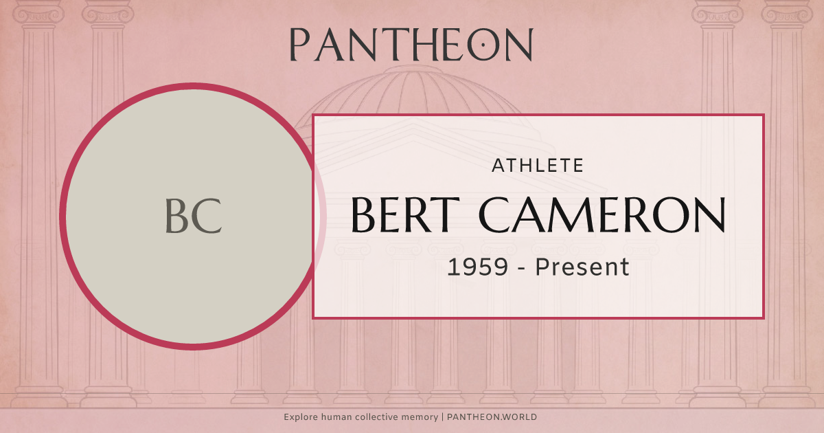 Bert Cameron Biography | Pantheon