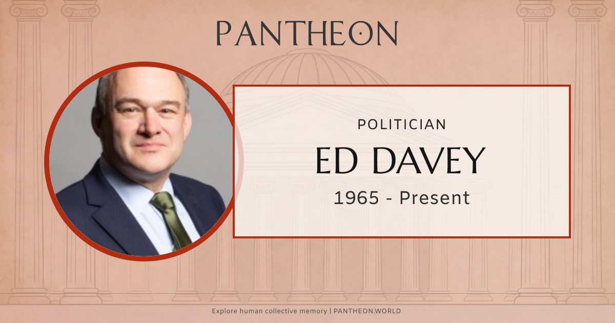 Ed Davey Biography | Pantheon