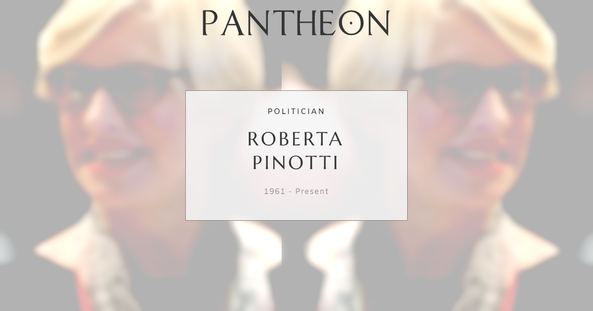 Roberta Pinotti Biography | Pantheon