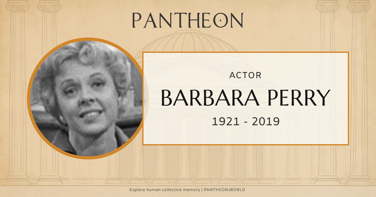 Barbara Perry Biography | Pantheon