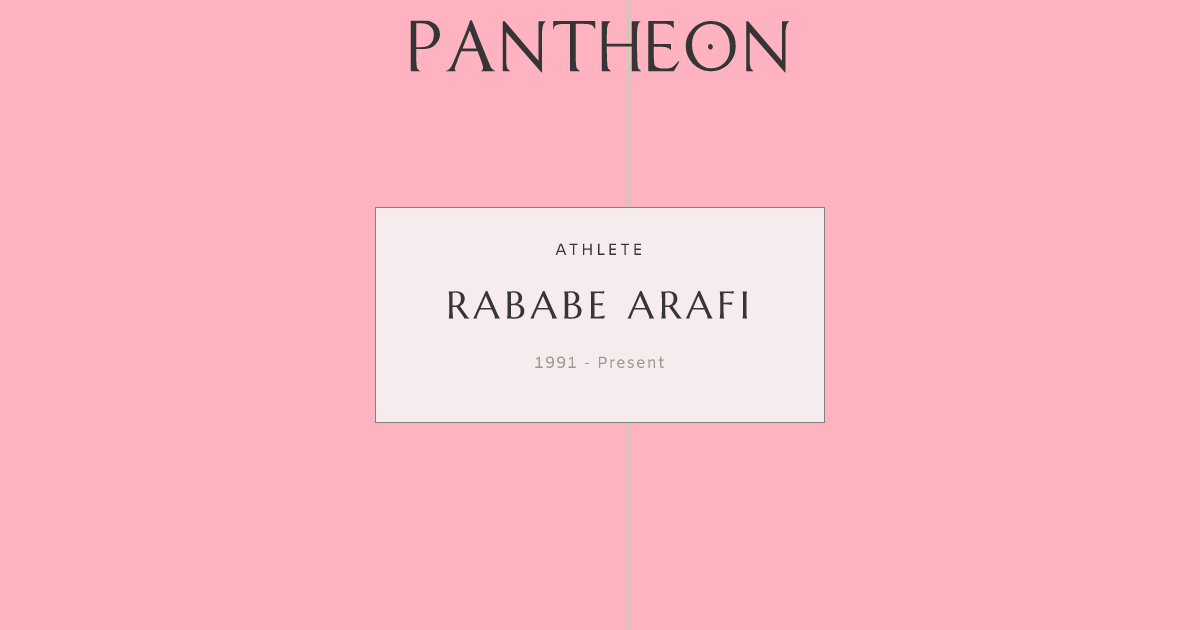 Rababe Arafi Biography | Pantheon