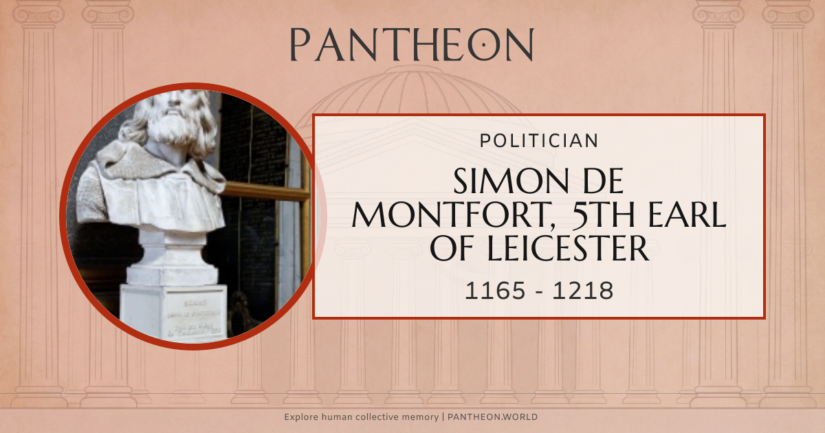 Simon de Montfort, 5th Earl of Leicester Biography | Pantheon