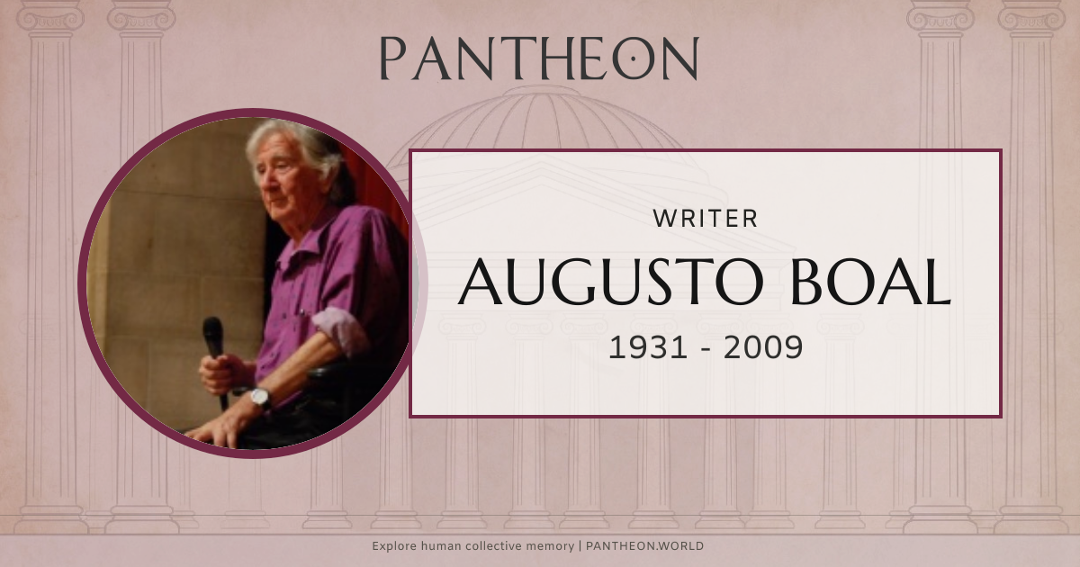 Augusto Boal Biography | Pantheon