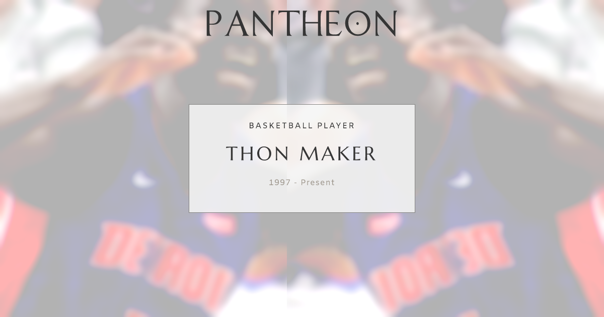 Thon Maker Biography | Pantheon