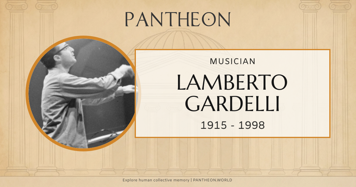 Lamberto Gardelli Biography | Pantheon