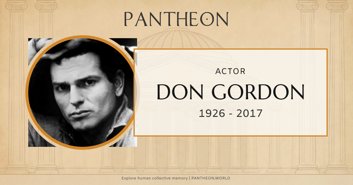 Don Gordon Biography | Pantheon