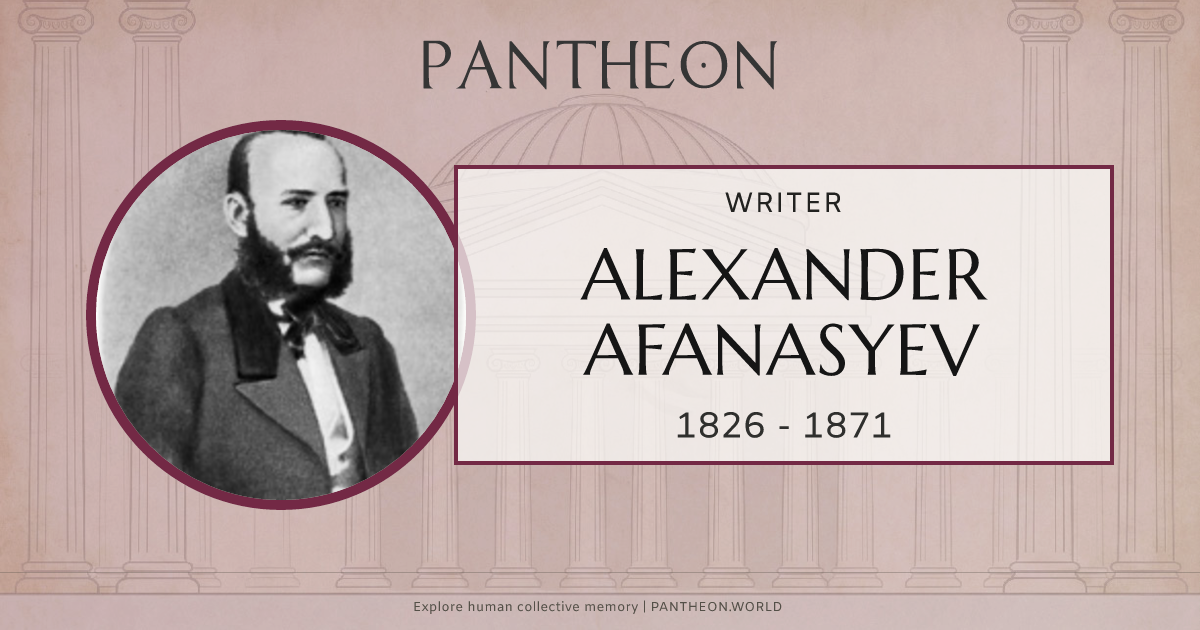 Alexander Afanasyev Biography | Pantheon