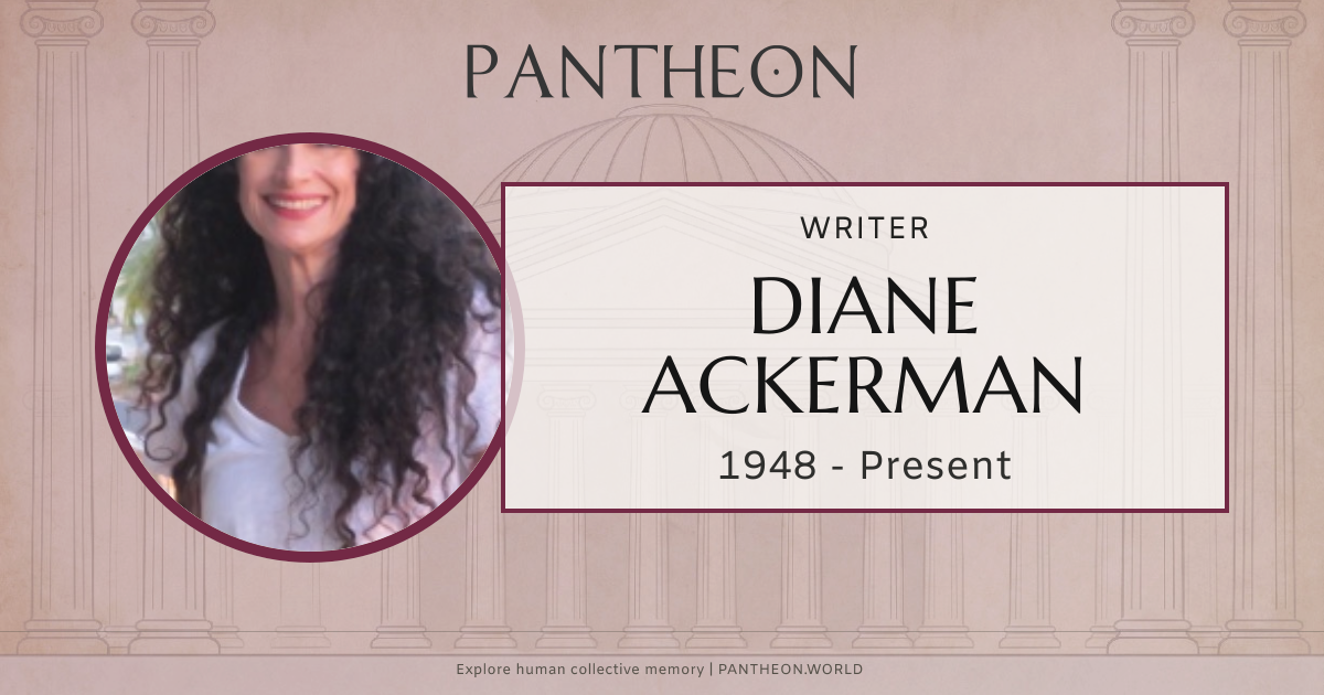Diane Ackerman Biography | Pantheon